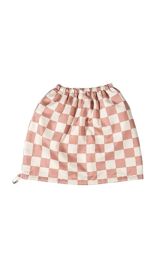 KITSCH Satin-lined Flexi Shower Cap - Peach