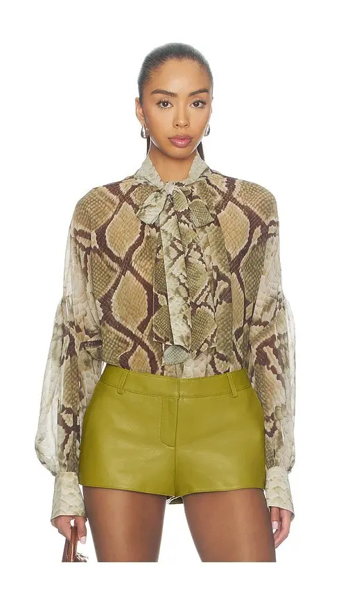 Retrofete Maika Chiffon Blouse In . Also