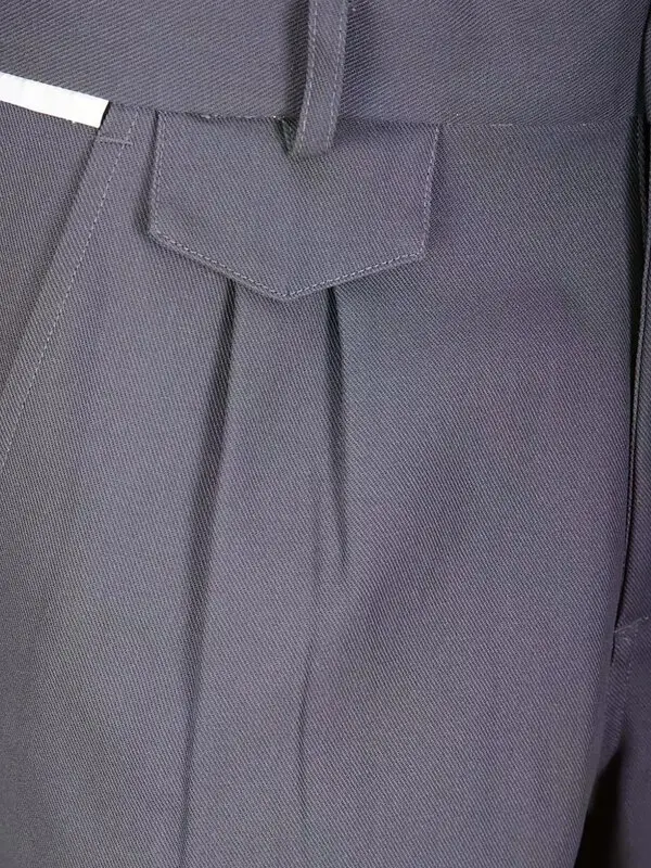 GR10K Replicated 10005 Pleated Straight-leg Trousers