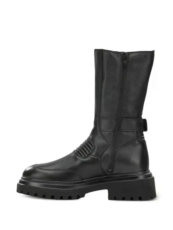 SUMMERY COPENHAGEN Buckle-strap Panelled Boots