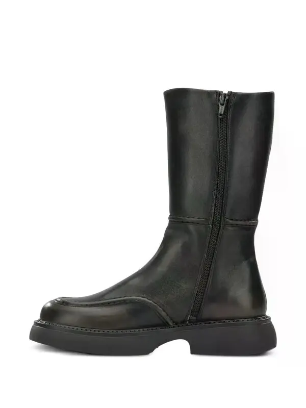 SUMMERY COPENHAGEN Leather Biker Boots