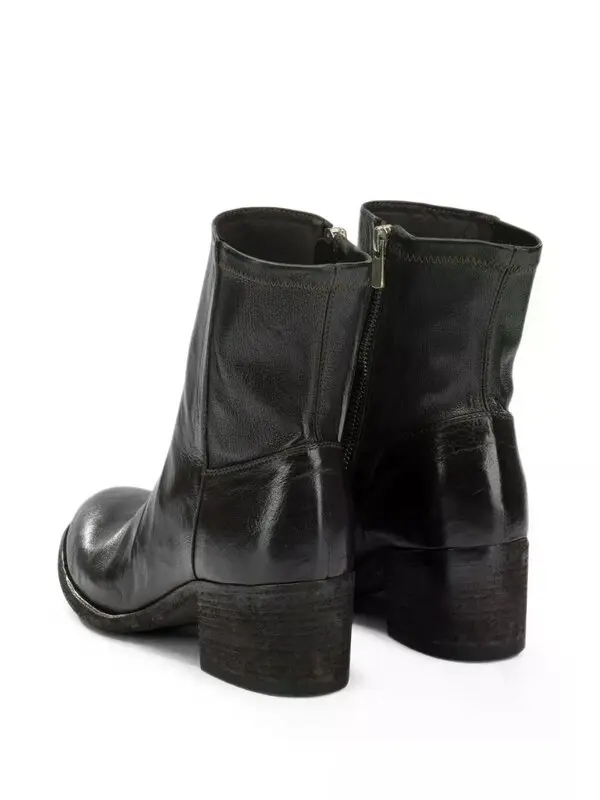 Officine Creative Denner 127 Block-heel Leather Boots