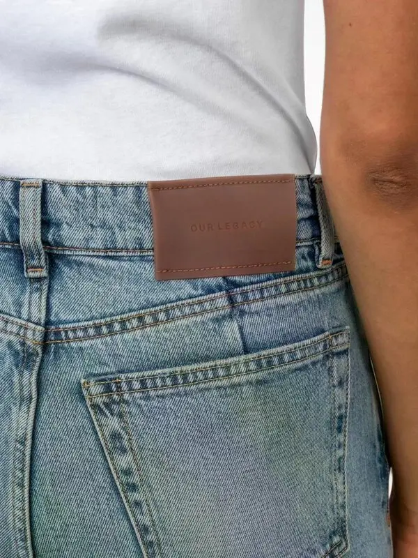 Our Legacy Treble-cut Faded-effect Jeans