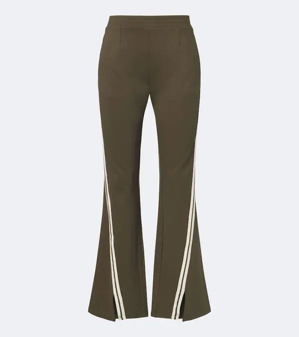 The Upside Petra Jersey Flared Pants - Green