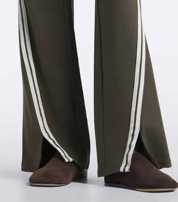 The Upside Petra Jersey Flared Pants - Green