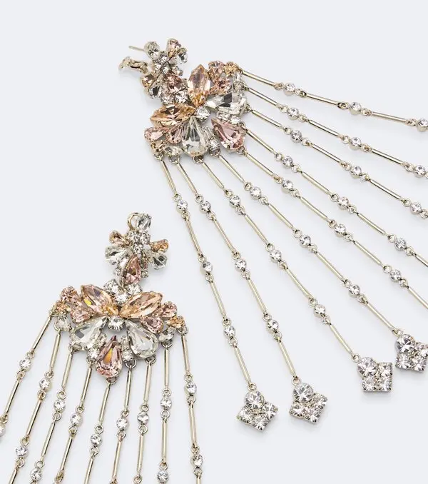 Rabanne Crystal-embellished Drop Earrings