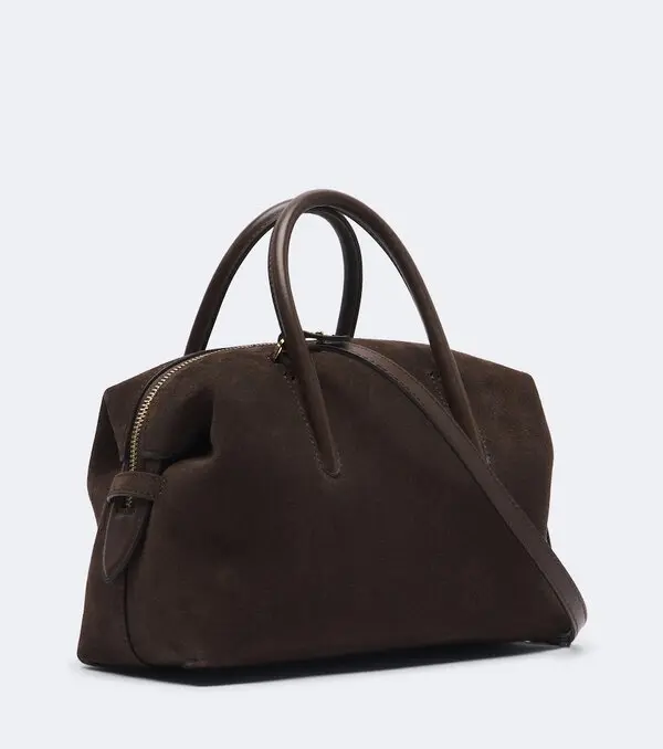 DEMELLIER Stockholm Small Suede Top-handle Bag