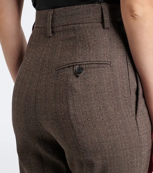 Victoria Beckham Pinstripe Straight Pants