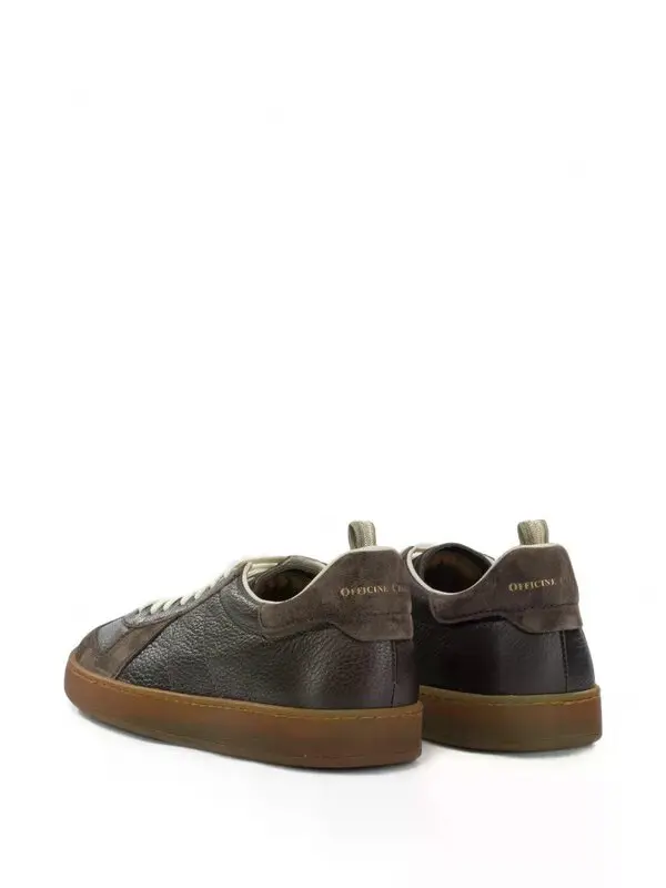 Officine Creative Militia Panelled Leather Sneakers