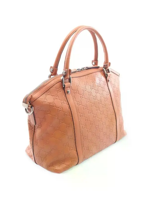 Gucci 2000s Interlocking G Guccissima Tote Bag - Brown