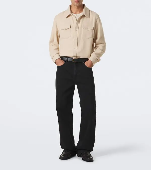 GOD'S TRUE CASHMERE Cashmere Shirt With Rose Quartz
