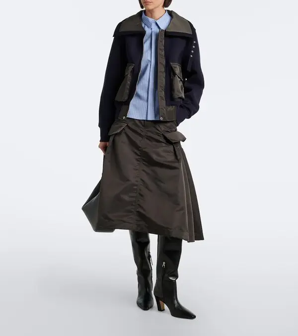 Sacai Cotton-blend Blouson Jacket