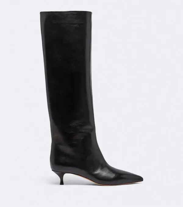 Le Monde Beryl Babouche Leather Knee-high Boots