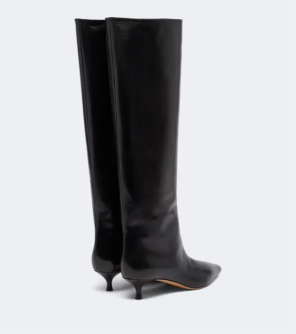 Le Monde Beryl Babouche Leather Knee-high Boots