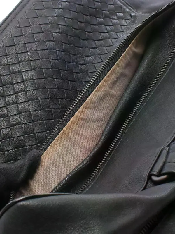 Bottega Veneta 2010s Intrecciato Leather Backpack
