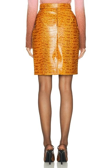 ROWEN ROSE Midi Skirt - Mustard