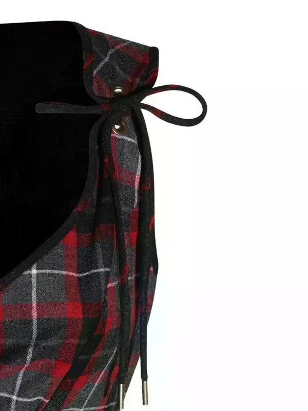 VIVIENNE WESTWOOD Roxy Tartan-print Peplum Top