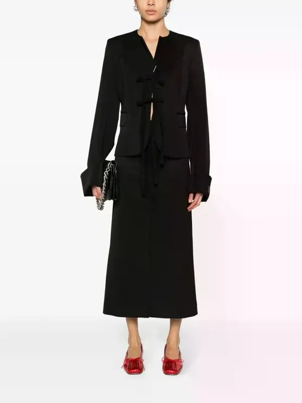 MAISON MARGIELA High-waist Twill Midi Skirt