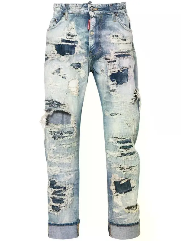 Dsquared2 Big Brother Distressed-finish Jeans