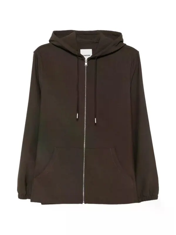 Sandro Zip-up Hooded Sweatshirt