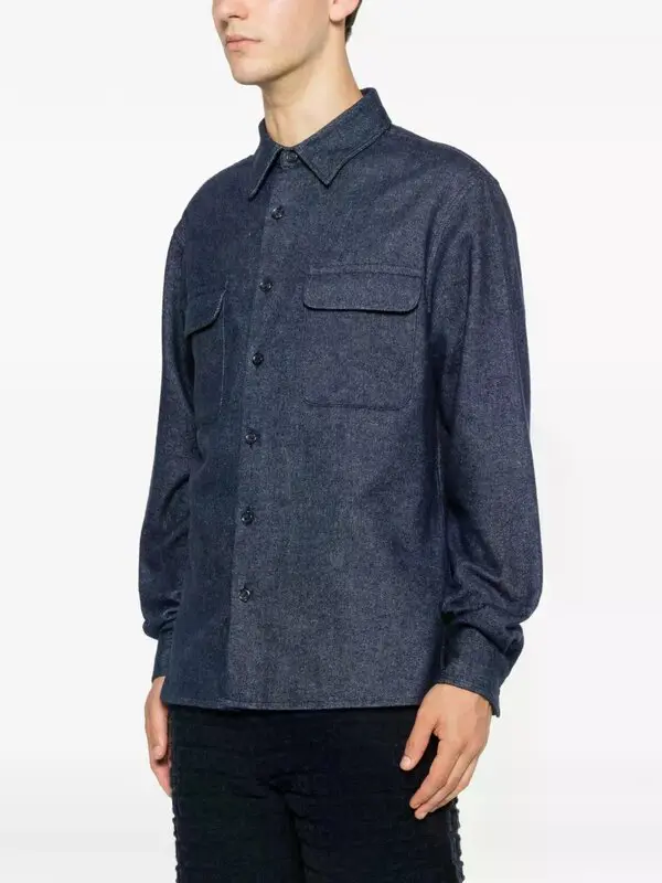 Sandro Flap-pocket Long-sleeve Shirt