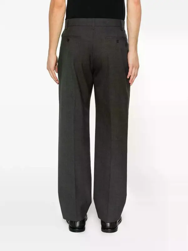 Sandro Virgin-wool Pleated Trousers