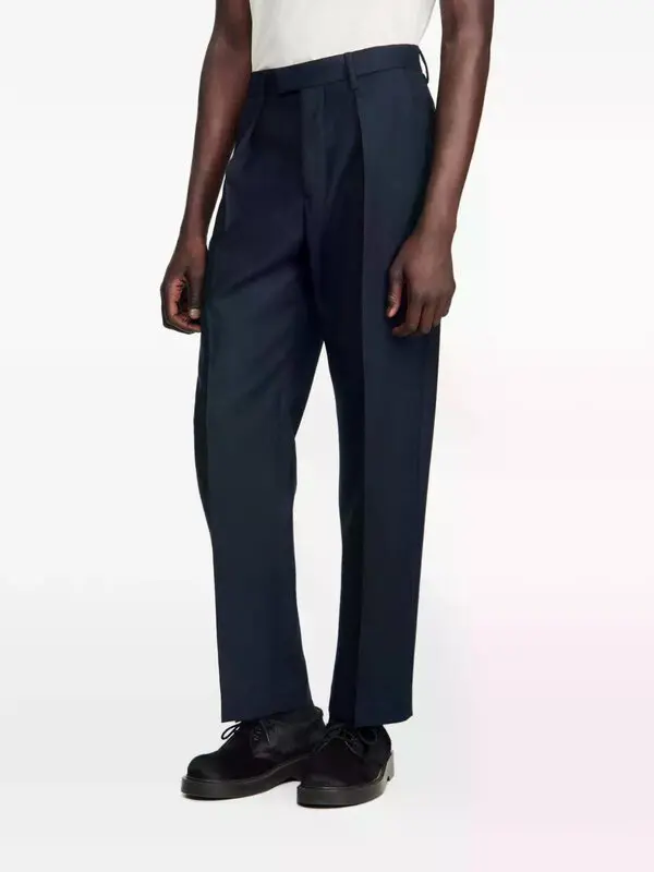 Sandro Pleated Wide-leg Trousers