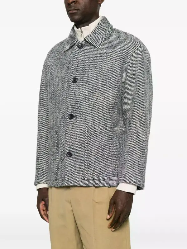Sandro Button-up Wing-collar Jacket