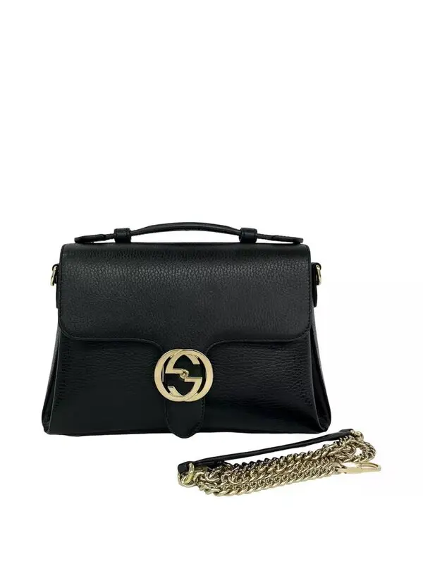 Gucci 2016-2026 Small Dollar Calf Interlocking G Satchel