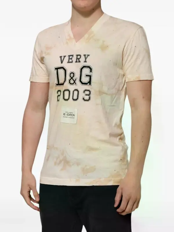Dolce & Gabbana Distressed-finish T-shirt