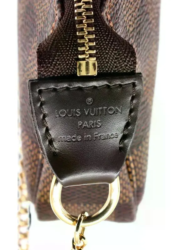 LOUIS VUITTON Pochette Accessoires Damier Mini Clutch Bag