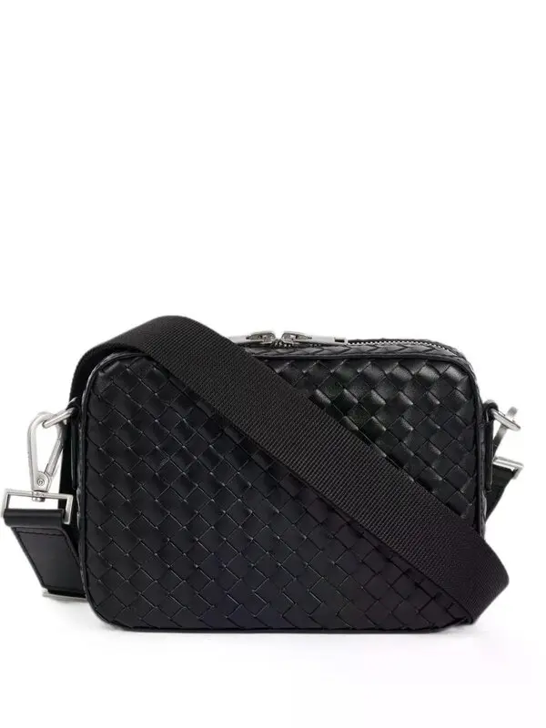 Sandro Leather Messenger Bag