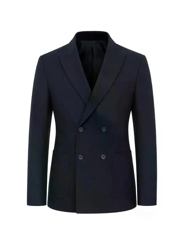FERRI Double-breasted Peaked-lapel Blazer