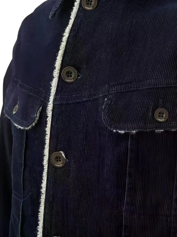 LARDINI Corduroy Sherpa-lined Jacket