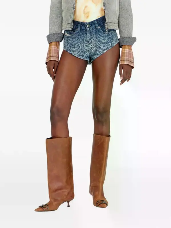 DIESEL® Trompe-l’oeil Bouclé Shorts