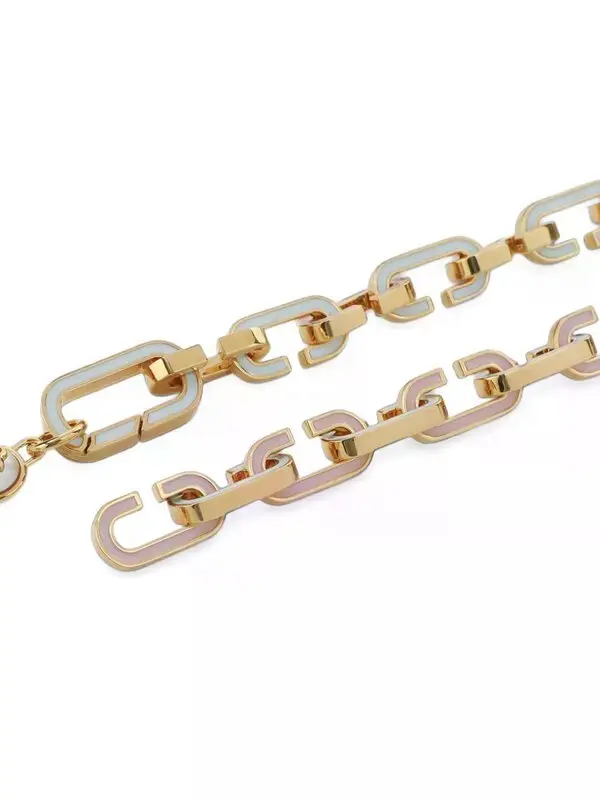 Casablanca Enamel-detail Chain-link Necklace