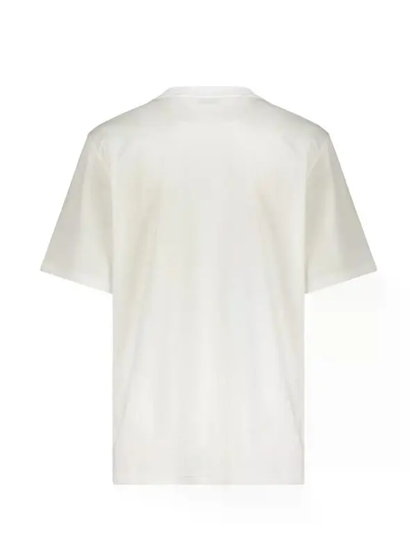 Burberry Logo-print Round-neck T-shirt - Neutrals