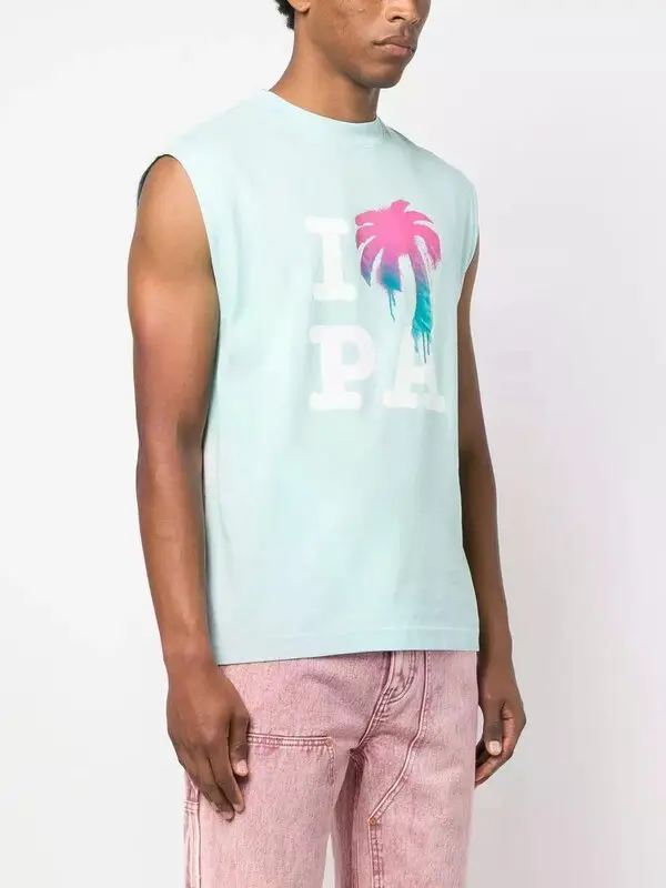 Palm Angels Logo-print Tank Top