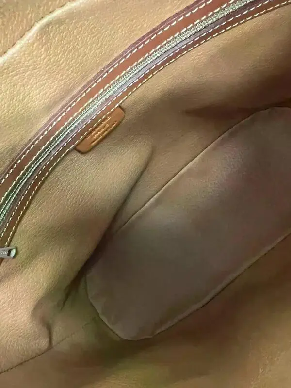 Celine 1996 Macadam Coated Canvas Tote Bag