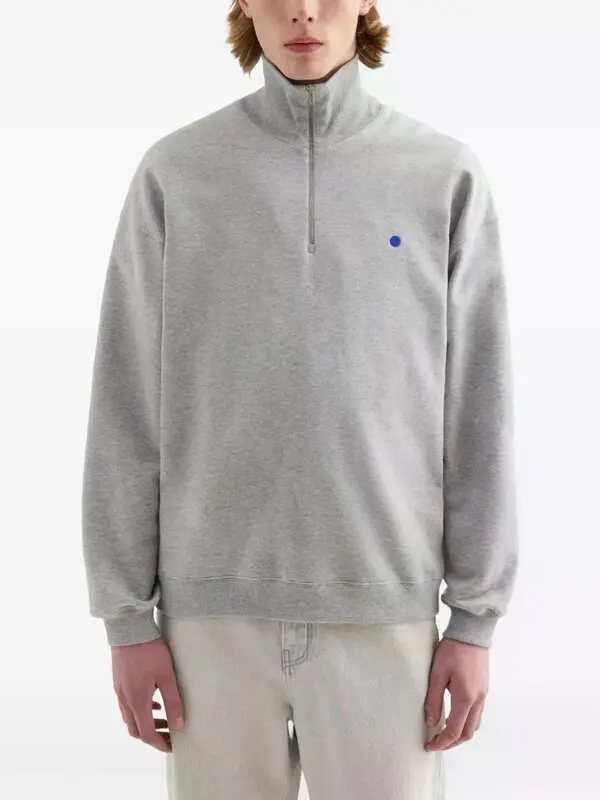 JIL SANDER Cashmere-blend Zip-up Sweatshirt