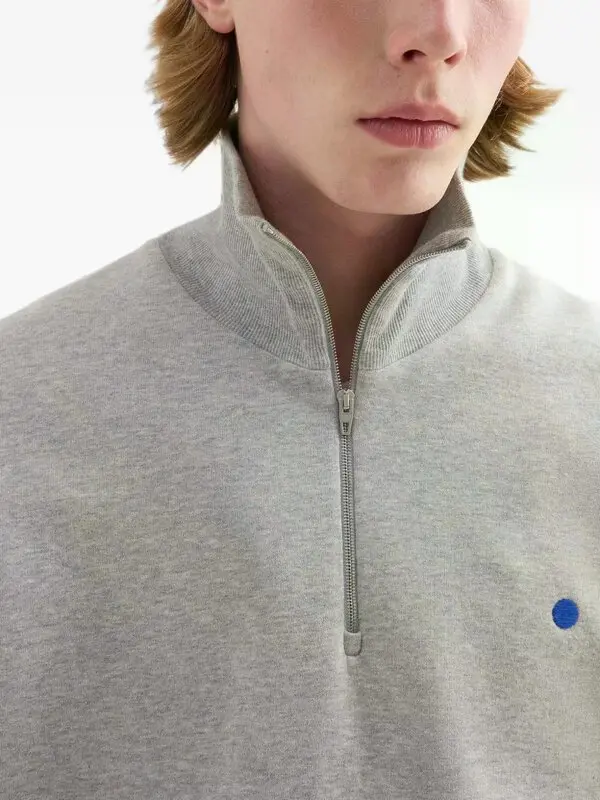 JIL SANDER Cashmere-blend Zip-up Sweatshirt