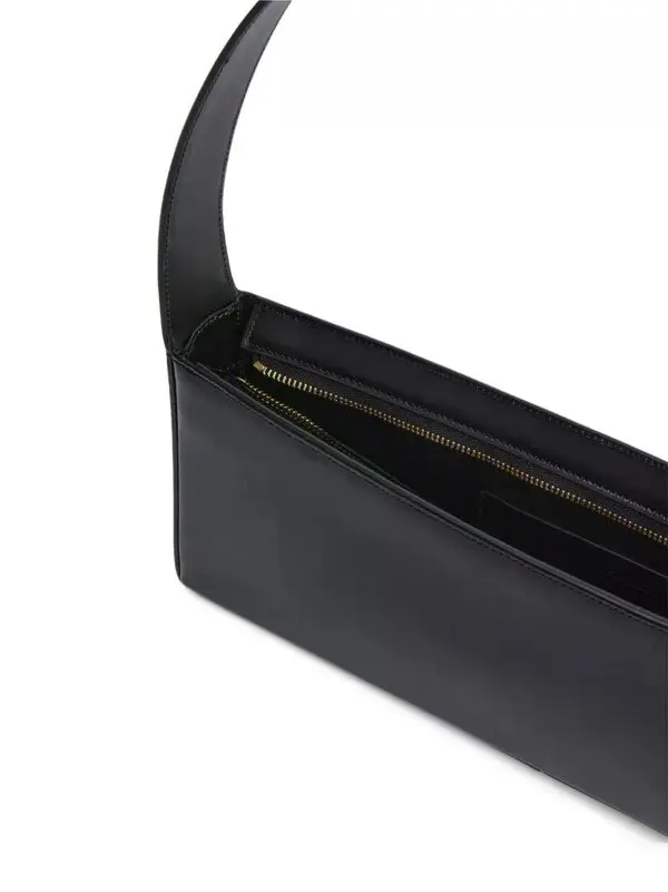 JIL SANDER Monolith East-west Patent Leather Shoulder Bag