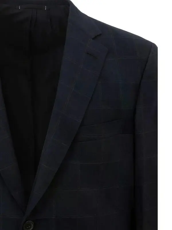Brioni Check Wool Blazer