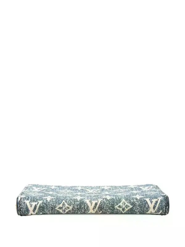 LOUIS VUITTON 2000-2026 Monogram Denim Zippy Wallet Long Wallets