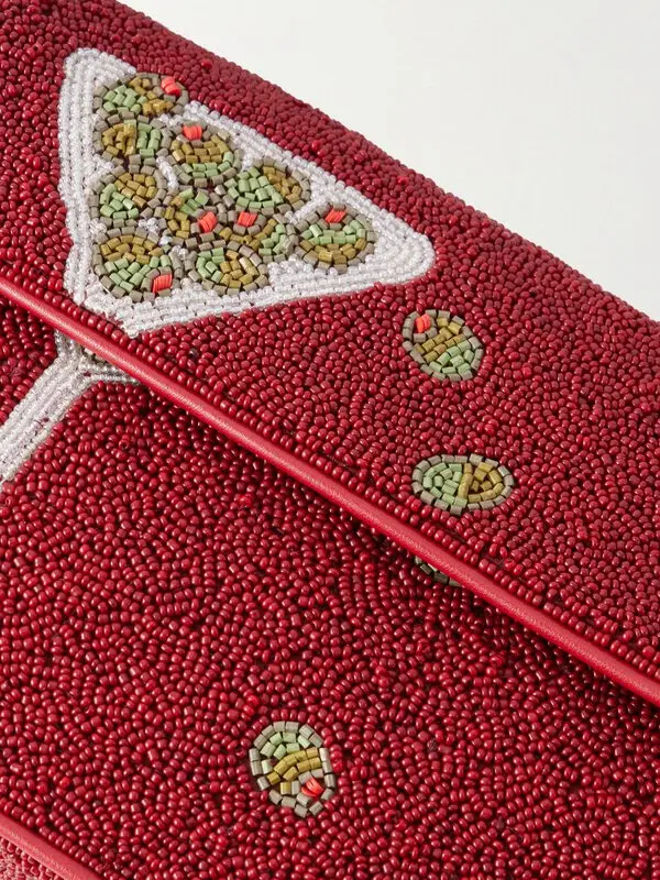 Staud Tommy Bead-embellished Shoulder Bag