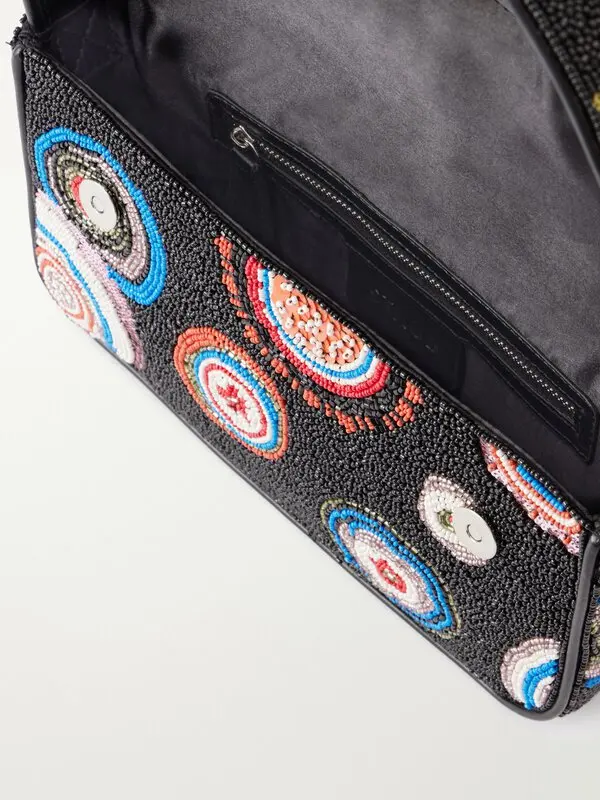 Staud Tommy Bead-embellished Shoulder Bag