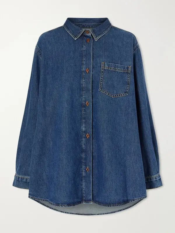 SKALL STUDIO Edgar Organic Denim Shirt