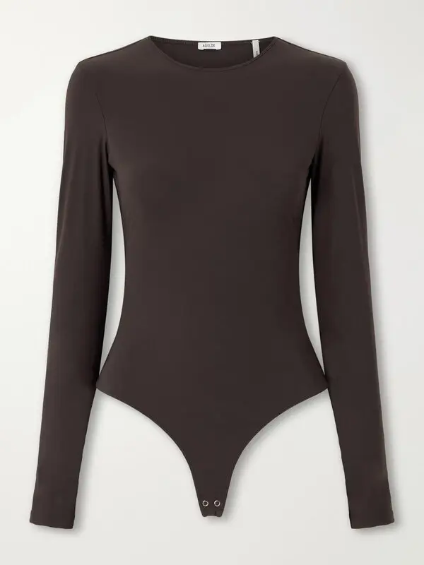 AGOLDE Aura Stretch-jersey Thong Bodysuit