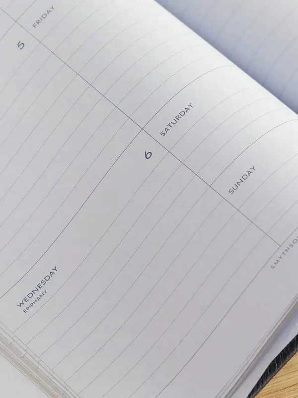 Smythson Soho 2027 Panama Textured-leather Diary