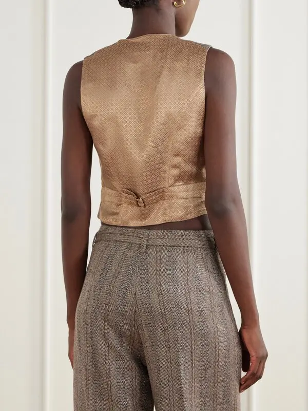 Ralph Lauren Wool And Cotton-blend Vest